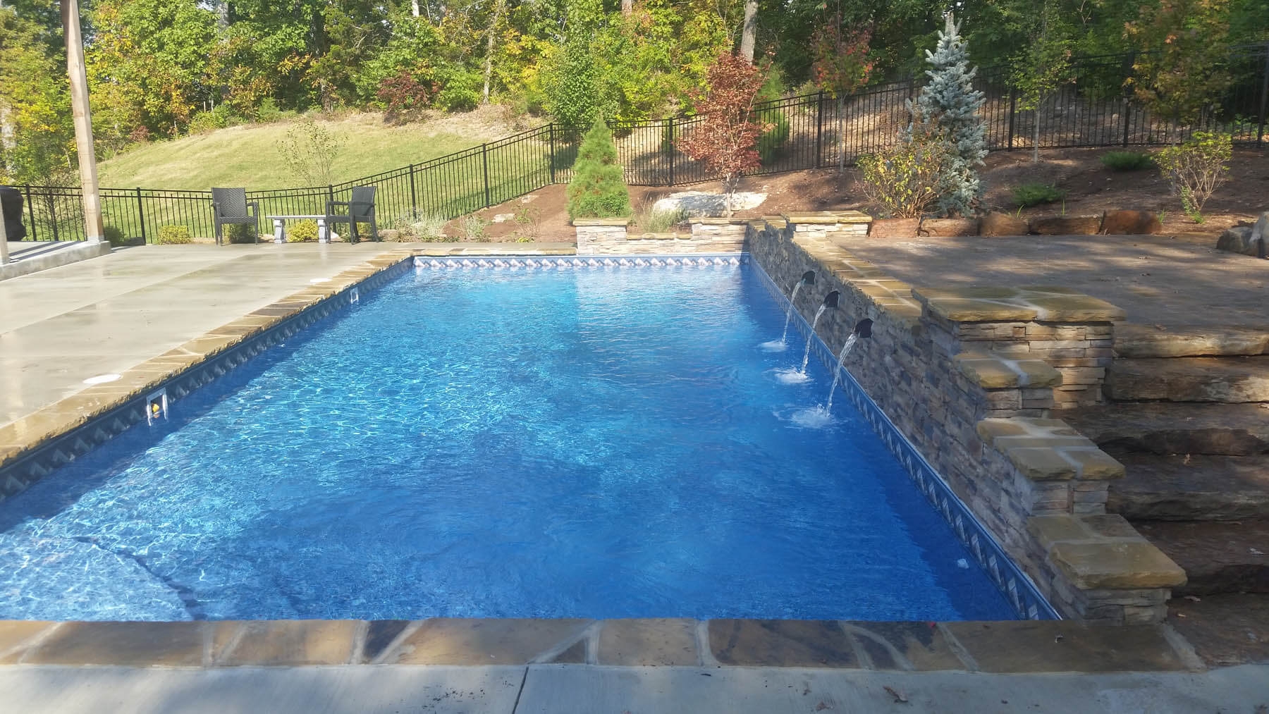 Pool Feature Photos St. Charles | Water Features St. Louis